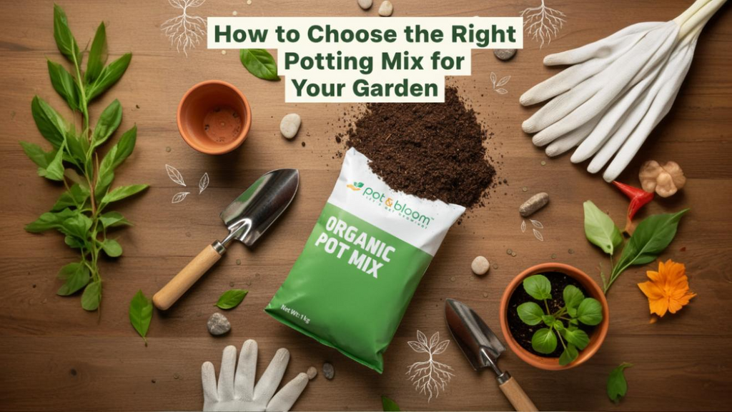 How to Choose the Right Potting Mix for Your Garden – Pot and Bloom