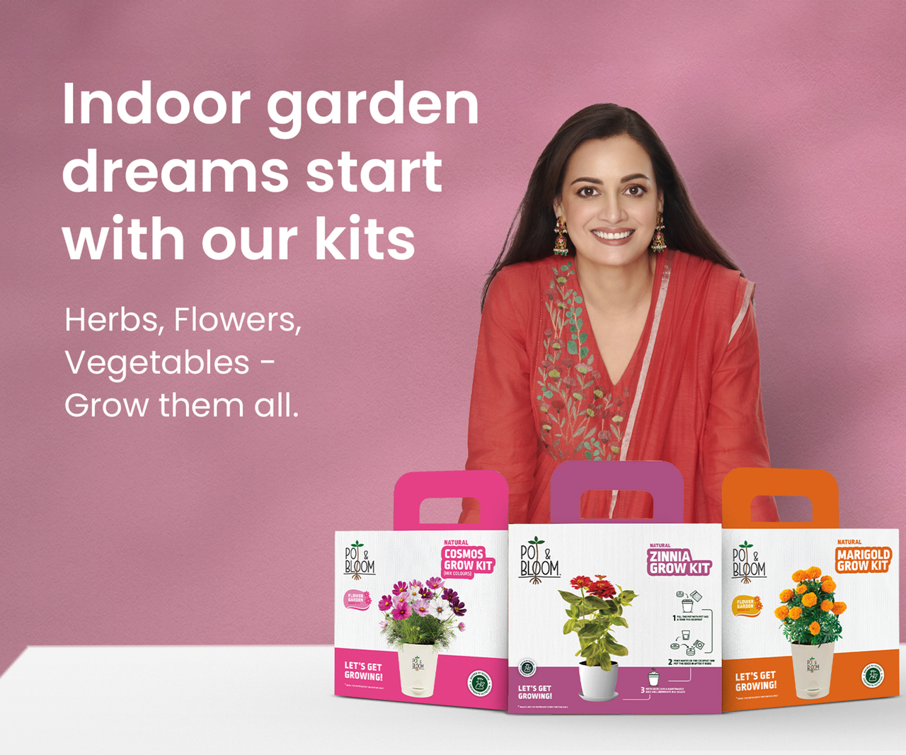 Flower Kits - Buy Flower Growing Kits Online at Pot and Bloom