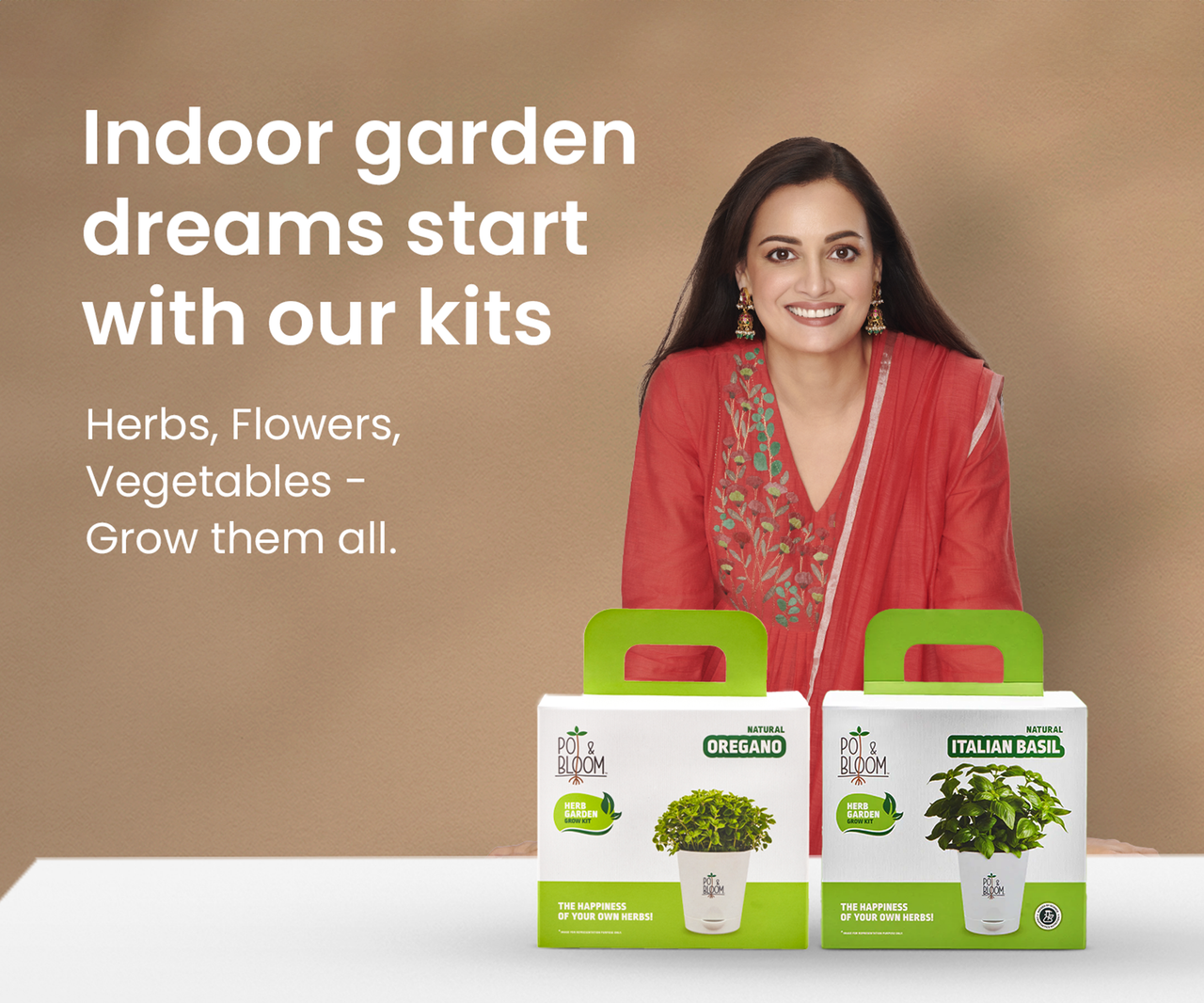 Herb Kits - Buy Herb Garden Kit Online in India at Pot and Bloom