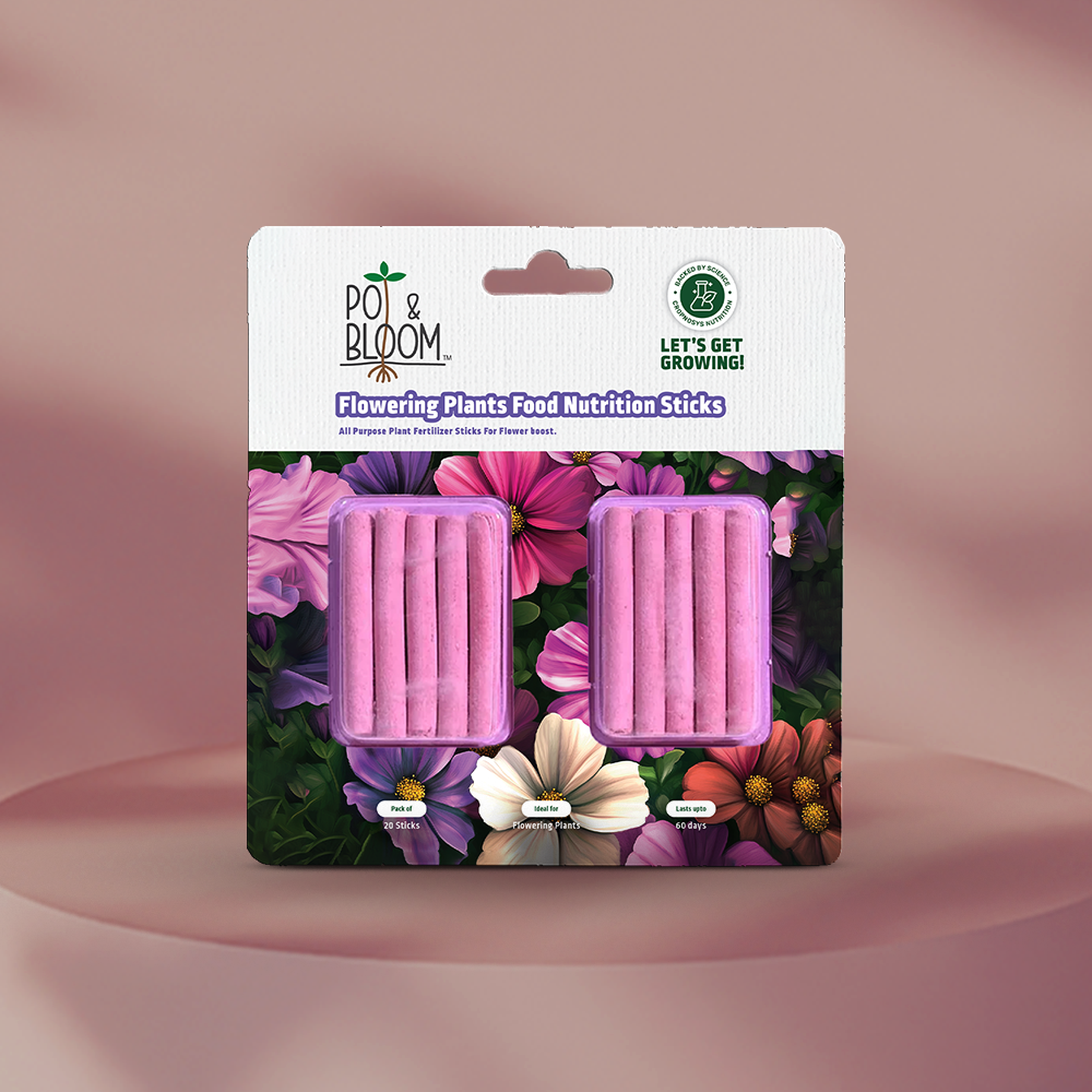 Flowering Plant Food Nutrition Sticks – Pot and Bloom