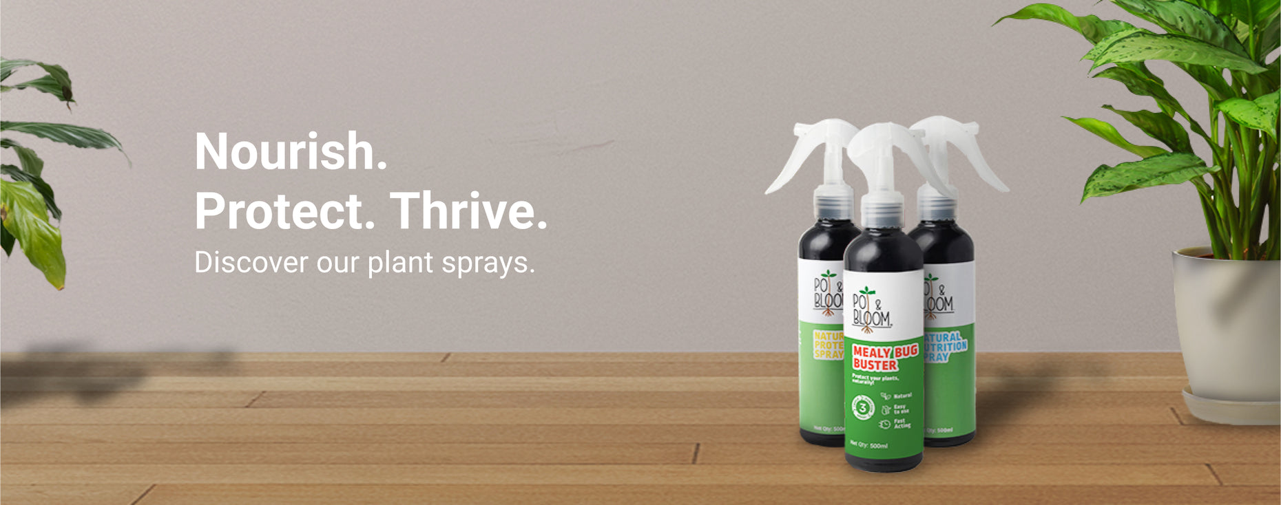 Buy Natural Plant Protection Spray @37% OFF at Pot and Bloom